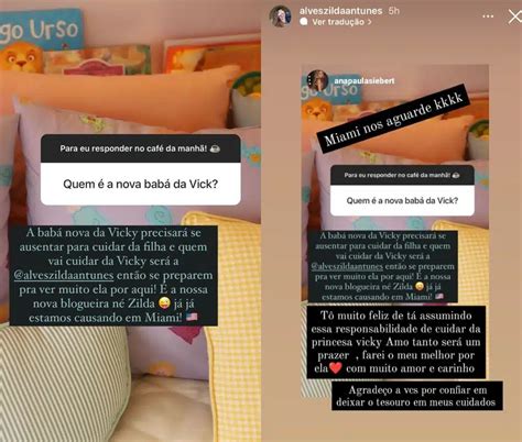 Esposa de Roberto Justus mostra a nova babá da filha e explica