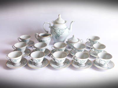 Serwis Kawowy 12 Osobowy Porcelana Wawel PRL 6365148633 Oficjalne