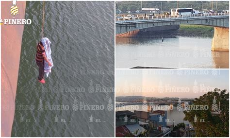Cuelgan cadáver del puente de Tuxpan horas antes se difundió un vídeo