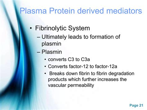 Chemical Mediators Of Inflammation PPT