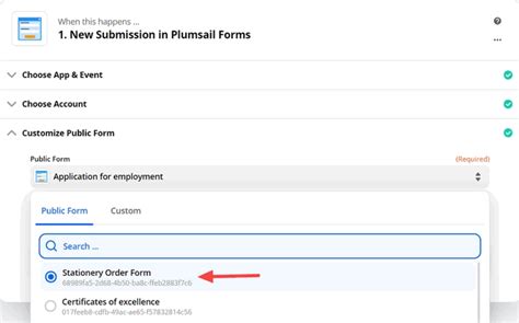 how to create excel and pdf documents from plumsail web forms in zapier — plumsail documents