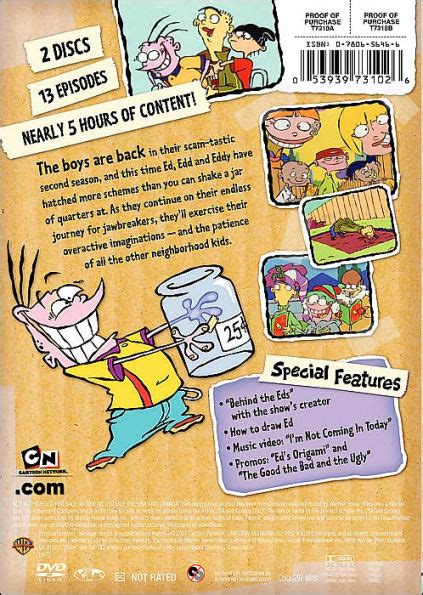 Ed Edd N Eddy The Complete Second Season 2 Discs By Ed Edd N Eddy