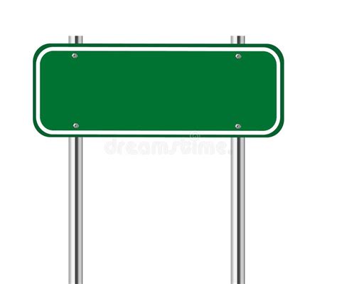 Sinal De Tráfego Verde Sinais Da Placa Da Estrada Isolados No Fundo