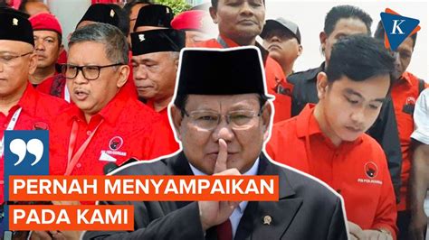 Respons Sekjen PDI P Soal Gibran Diusulkan Jadi Cawapres Prabwo