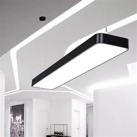Lampara Led Colgante Lineal W Luz Blanca Ledon Mercadolibre