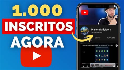 COMO CONSEGUIR 1 000 INSCRITOS RÁPIDO E FÁCIL Como ganhar Inscritos