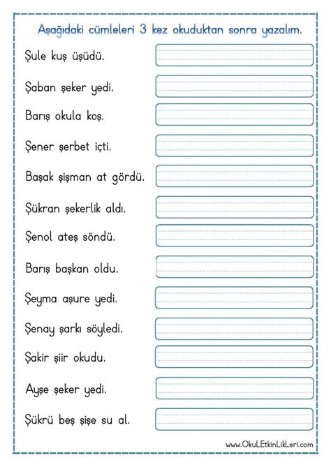 Sesi C Mle Okuma Yazma Etkinli I Seyit Ahmet Uzun E Itime Yeni