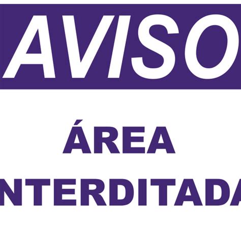 Placas de Aviso All Plak Oficina de Comunicação