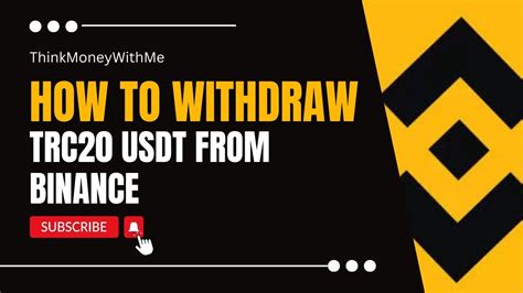 How To Withdraw Trc Usdt From Binance Youtube