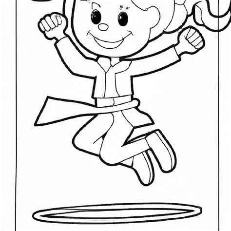 Desenhos De Saltos Para Imprimir E Colorir