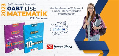ÖABT Matematik Denemeleri Lise ve İlköğretim Öğretmenliği