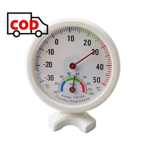 Termometer Hygrometer Alat Pengukur Suhu Temperature Kelembaban Analog