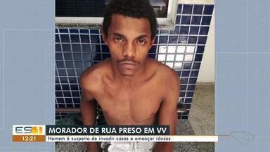 Gazeta Meio Dia Homem suspeito de invadir casa e ameaçar idosos é