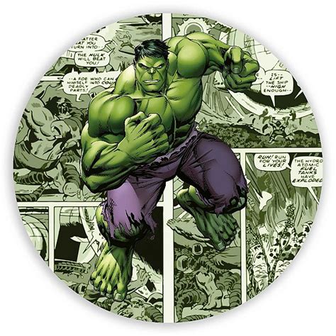 Painel Redondo Hulk Sublimado D Sublitex Pain Is Sublimados