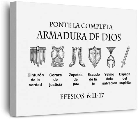 P Ster De Lienzo Enmarcado Con Vers Culos De La Biblia X