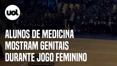 Alunos dizem que não houve masturbação coletiva em jogo de medicina