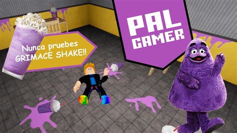 NUNCA PRUEBES EL BATIDO GRIMACE SHAKE en Roblox Cosas extrañas