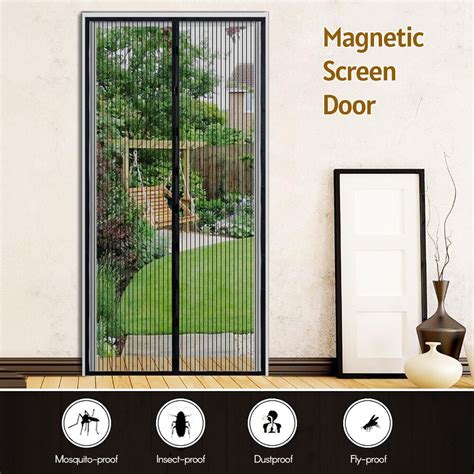 Cortina magnética para puerta malla antiinsectos mosquitera red de