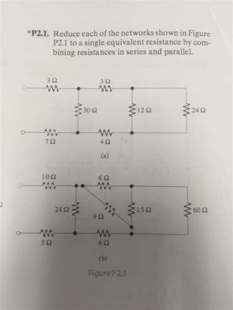 Solved Reduce Each Of The Networks Shown In Figure P To A Chegg