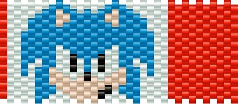 Sonic The Hedgehog Pony Bead Patterns Characters Kandi Patterns For