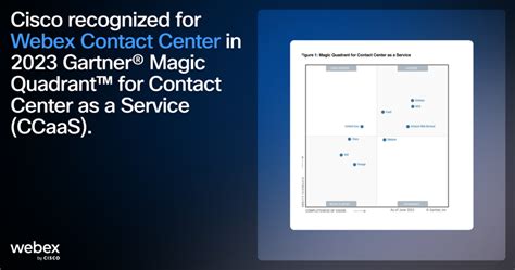 Cisco Named In 2023 Gartner Magic Quadrant For Contact Center As A