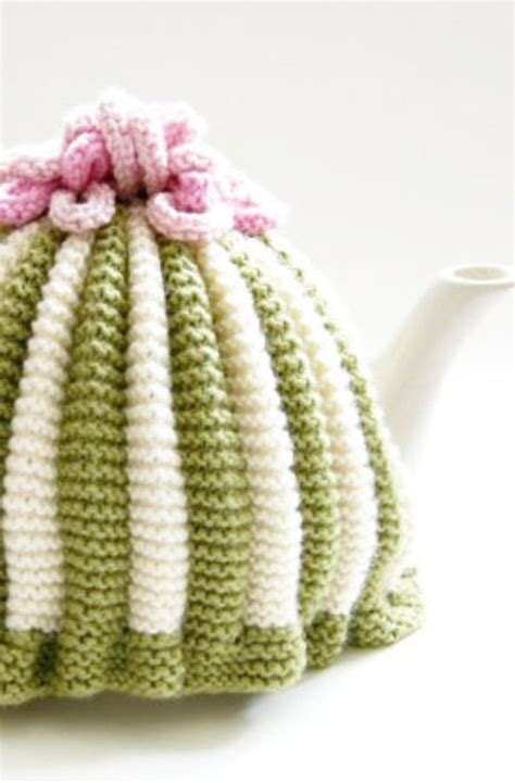 Tea Cosy Knitting Pattern Easy Rib Knit Free Knitting Patterns