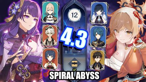 Spiral Abyss C Raiden Shogun Sunfire C Yoimiya Double Hydro
