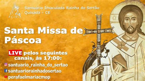 Santa Missa ao vivo Domingo de Páscoa da Ressurreução do Senhor 12