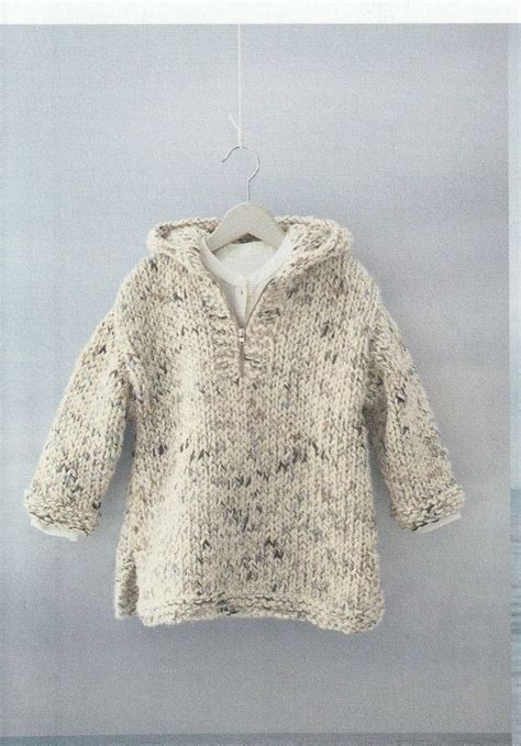 Pull Capuche Enfant Phil Country Et Myriade Perles Roses Knit