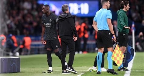 PSG Enrique Encense Senny Mayulu Et Vole Au Secours De Kolo Muani