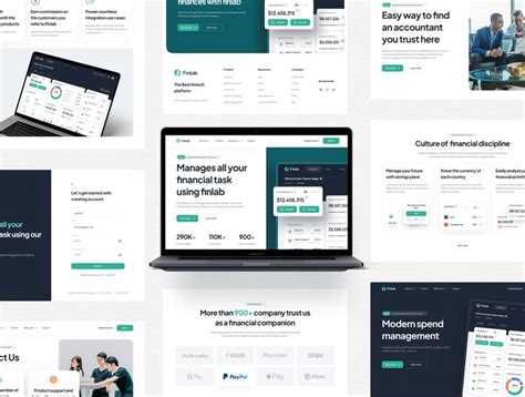 Finlab SaaS Finance Website UI Kit Figma Resources On UI8 Saas