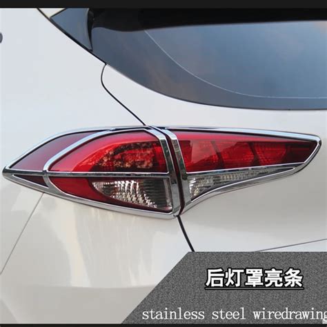 Car Accessories For Hyundai Tucson 2016 2017 Exterior ABS Chrome Rear
