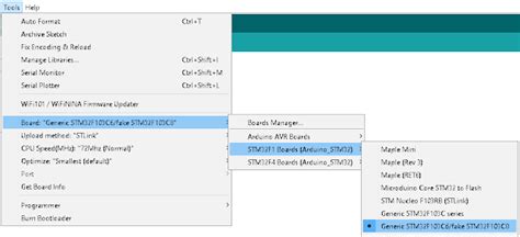 diystron getting started stm32 using arduino ide