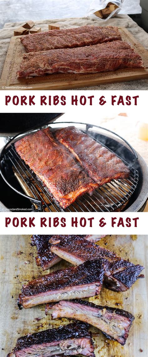 Hot And Fast Smoked Pork Ribs Recipe Smoked Pork Ribs Pork Ribs