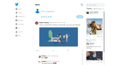 Twitter Clone With REACT JS Typescript And GoogleAuth LaptrinhX