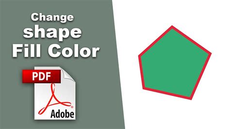 How To Change Shape Fill Color In Pdf File In Adobe Acrobat Pro DC 2022