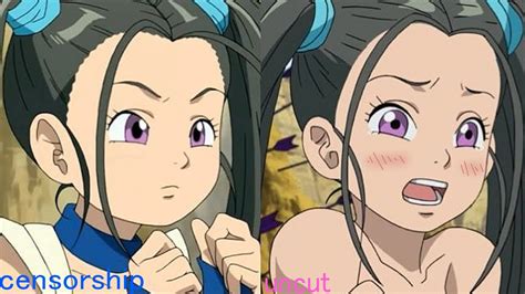 Anime Blue Dragon Bouquet Ripped Clothes Scene Censored And Uncensored Version Youtube