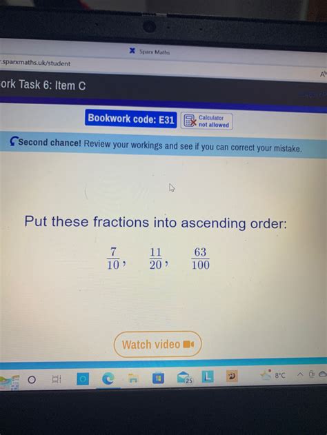 Solved Sparx Maths Sparxmaths Uk Student Ork Task Item C