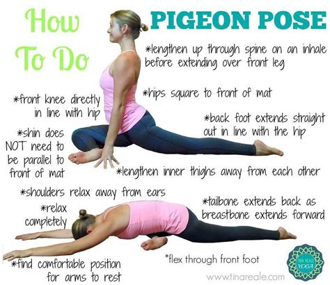 The Pigeon Pose Benefits The Chest And Hip Areas While Stretching The