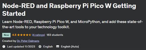 Udemy Node Red And Raspberry Pi Pico W Getting Started