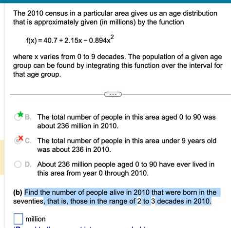 Solved The 2010 Census In A Particular Area Gives Us An Age Chegg