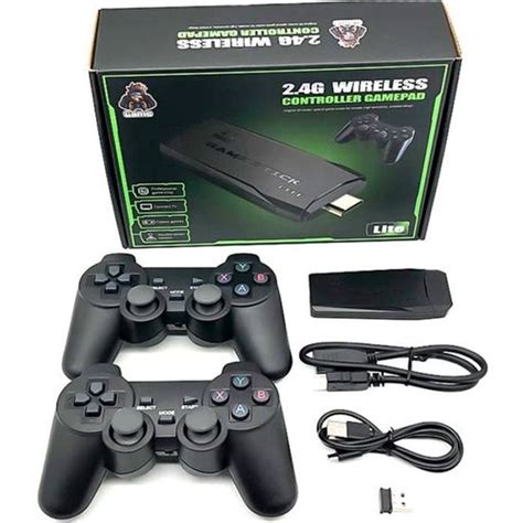 Console de jeu vidéo avec 10000 jeux intégrés 64 go contrôleur sans