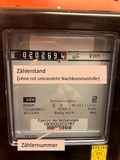 Wie lese ich meinen Stromzähler richtig ab SWA