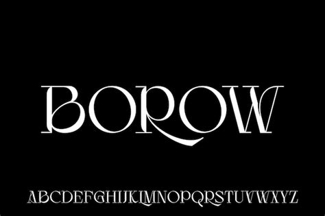 Premium Vector Modern And Elegant Alphabet Font Vector Set