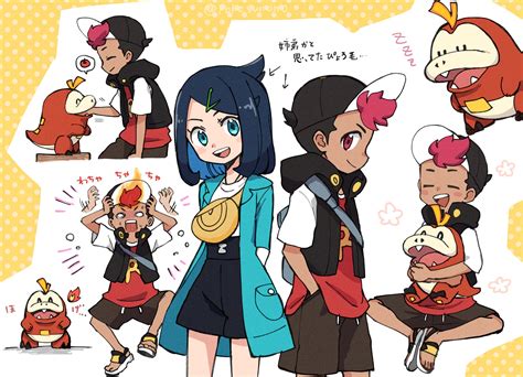 Fuecoco Liko And Roy Pokemon And More Drawn By Pokesumomo Danbooru