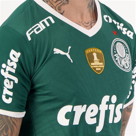 Camisa Puma Palmeiras I 2022 Campeão Libertadores 2021 FutFanatics