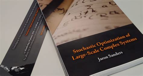 stochastic optimization of large scale complex systems jaron sanders