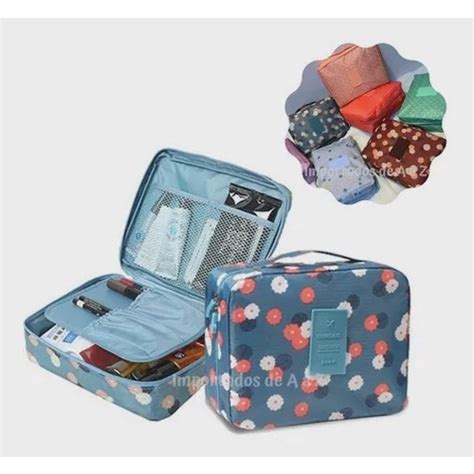 Necessaire Para Viagem Divisórias Organizadora Feminina Submarino
