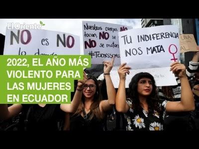 2022 el año más violento para las mujeres en Ecuador