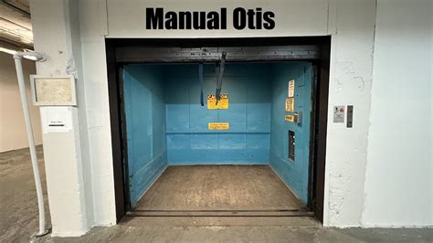 Amazing Manual Otis Traction Freight Elevator In Buffalo NY YouTube